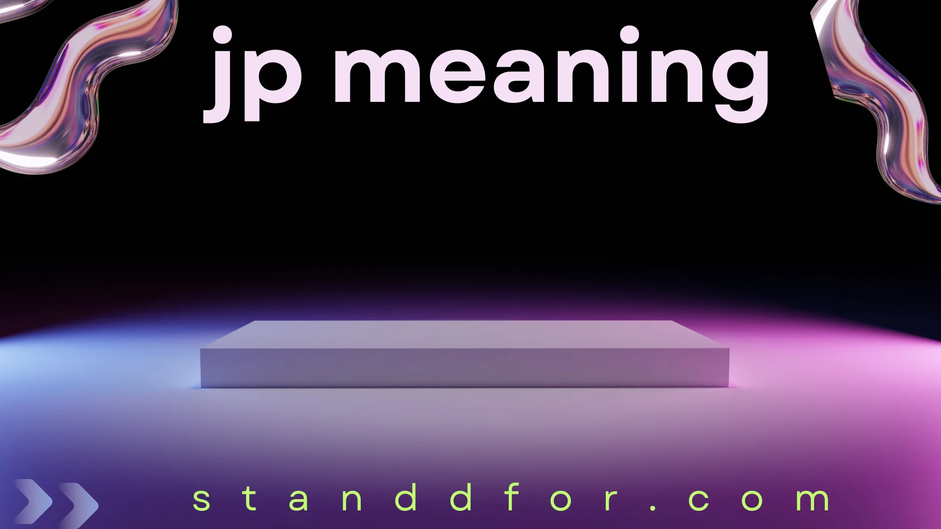 JP Meaning in Text Messages and Online Conversations