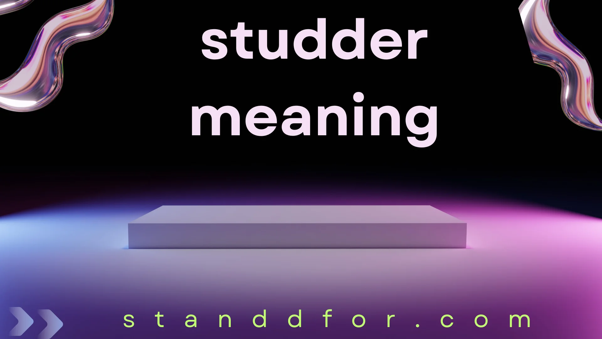 Studder Meaning in Text & Social Media (Simple Guide)