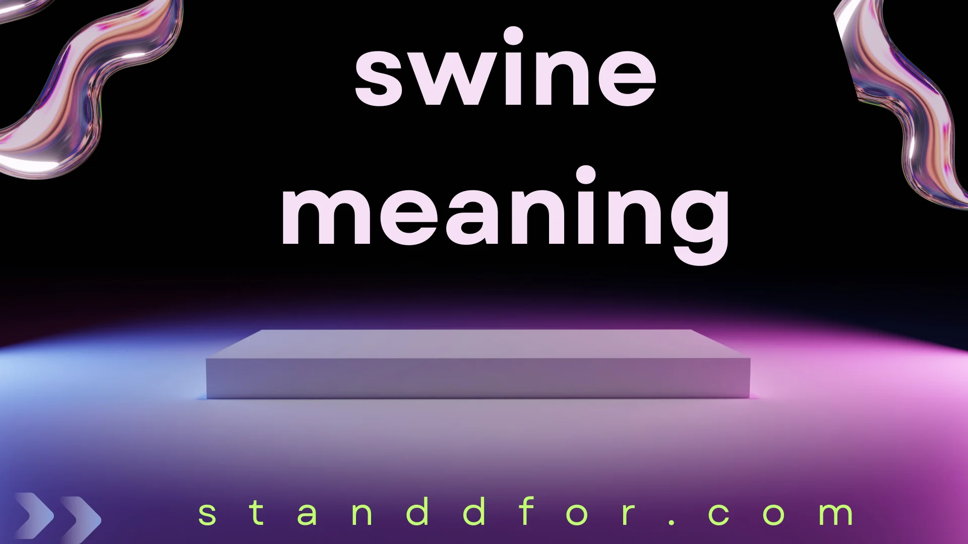 Swine Meaning: From Literal Definition to Modern Social Use