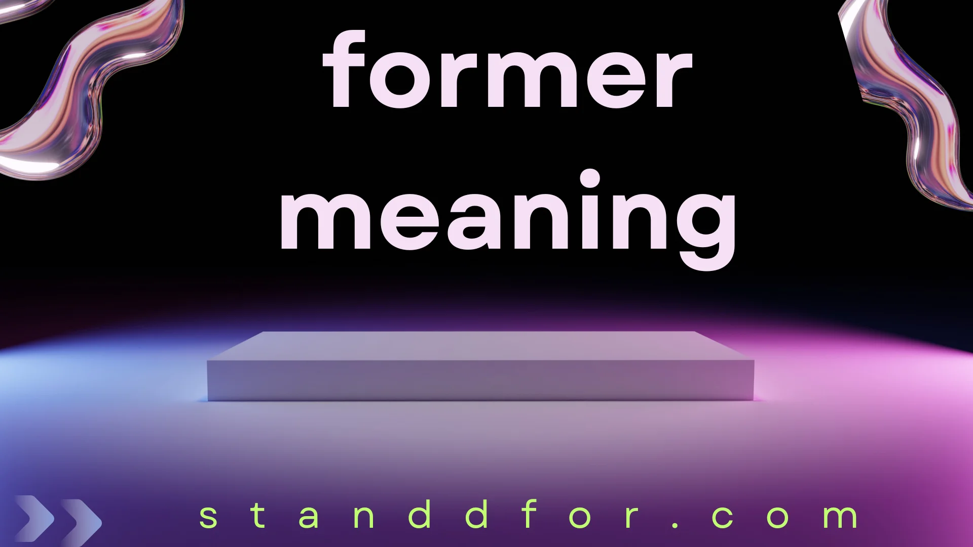 Former Meaning: How to Use This Word Naturally in Conversations